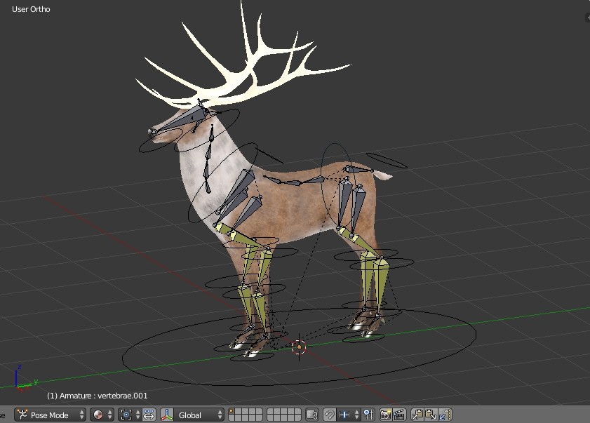 Nina Juric - Deer animation and rig