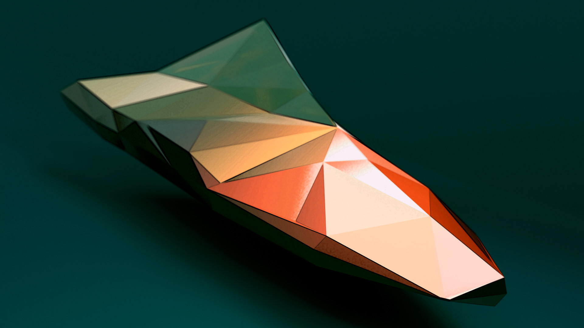 ArtStation - polygonal bolid
