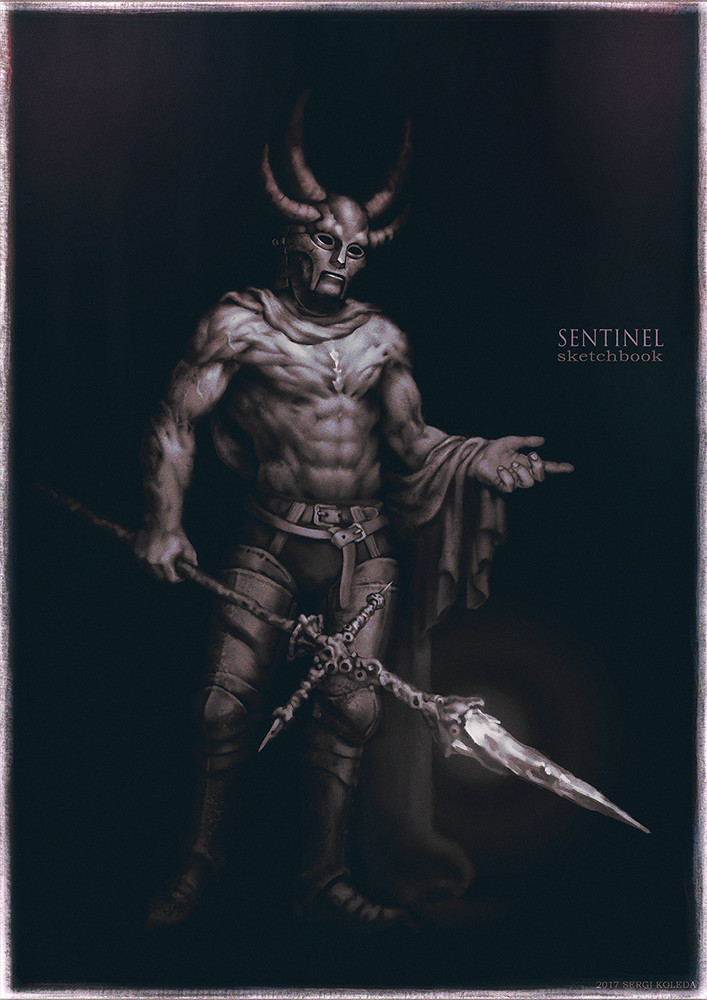 ArtStation - Sentinel sketch