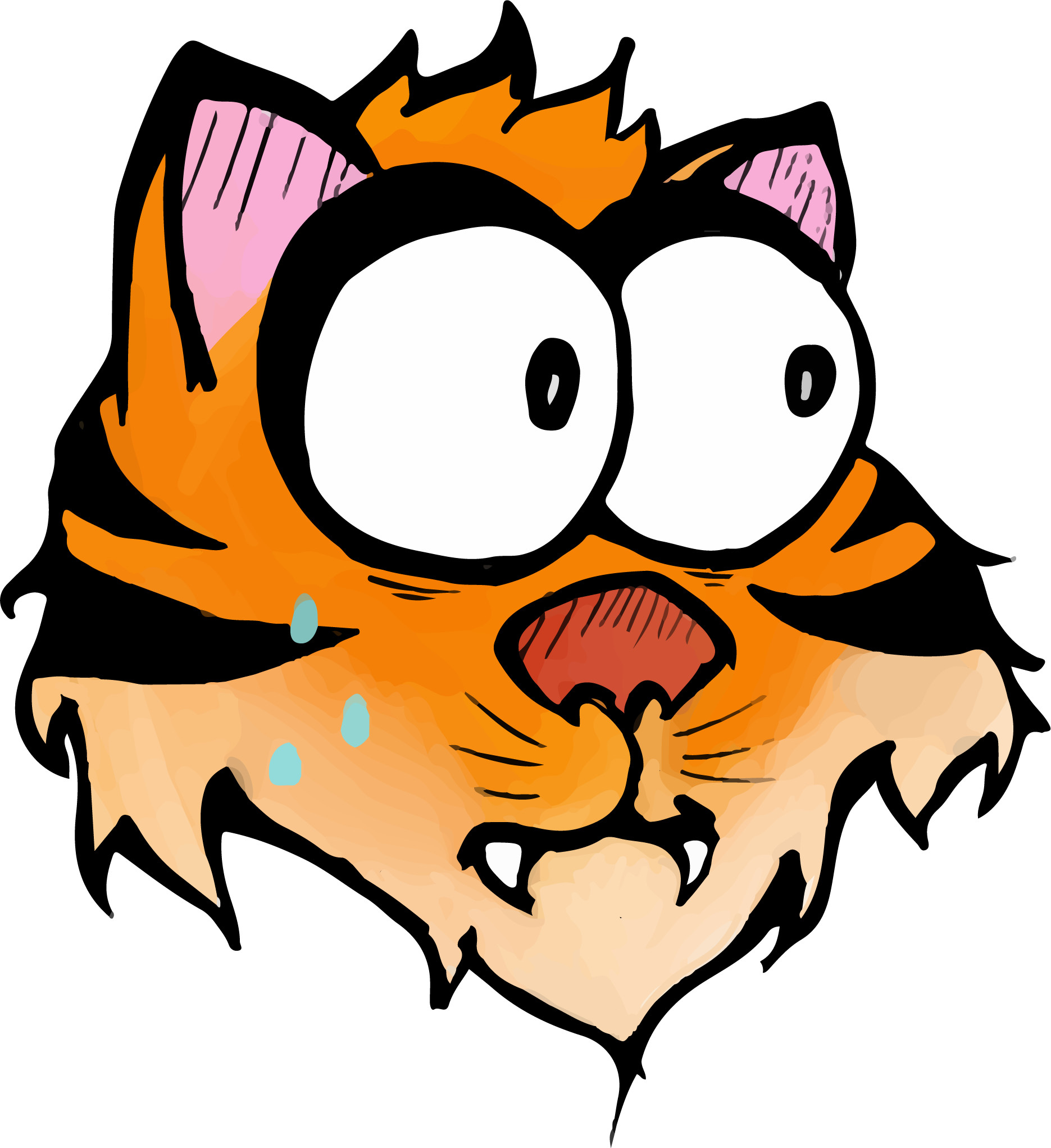 ArtStation - Tiger Spooked Emote