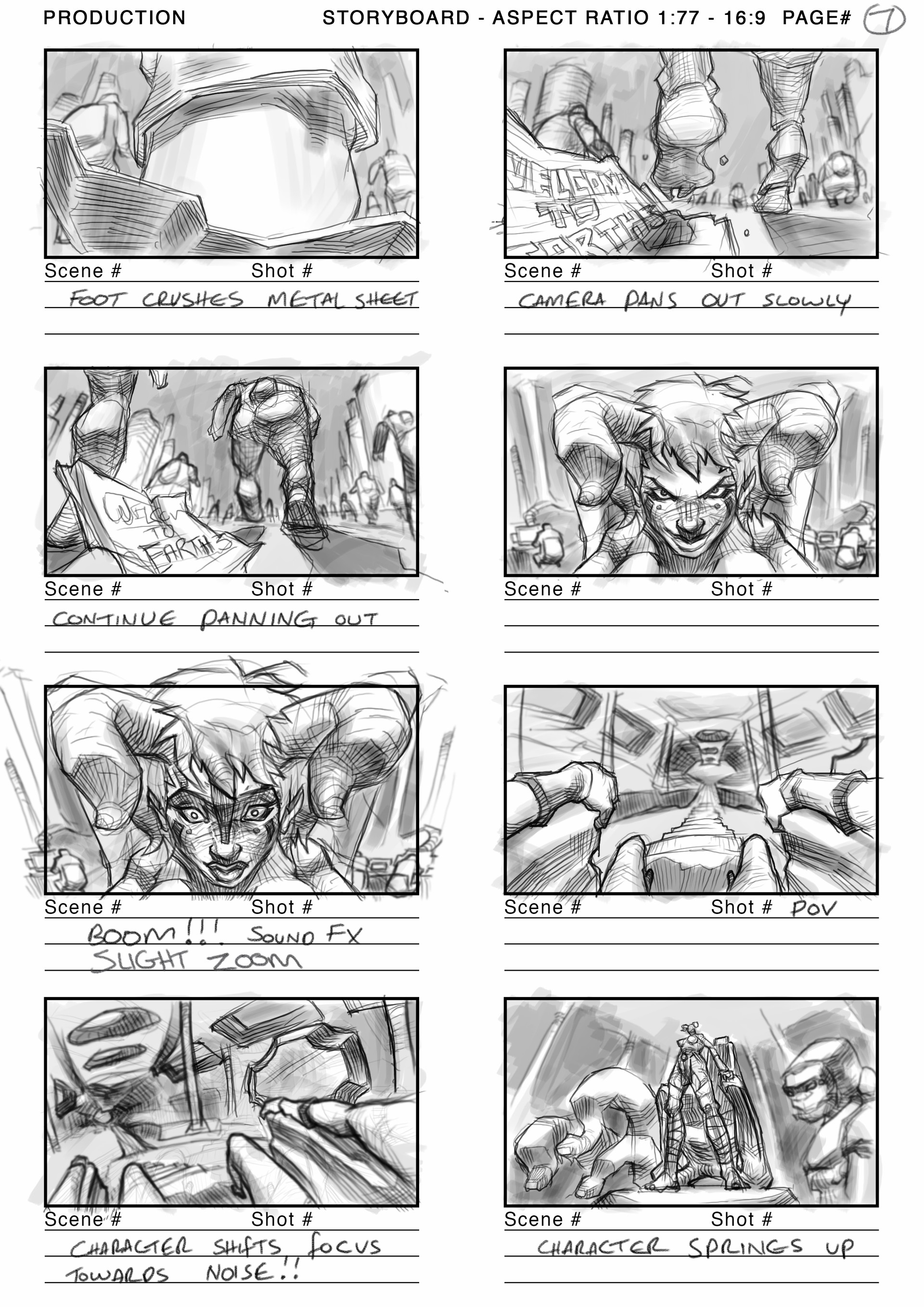 Kam Kalambay - SIn (Storyboard)