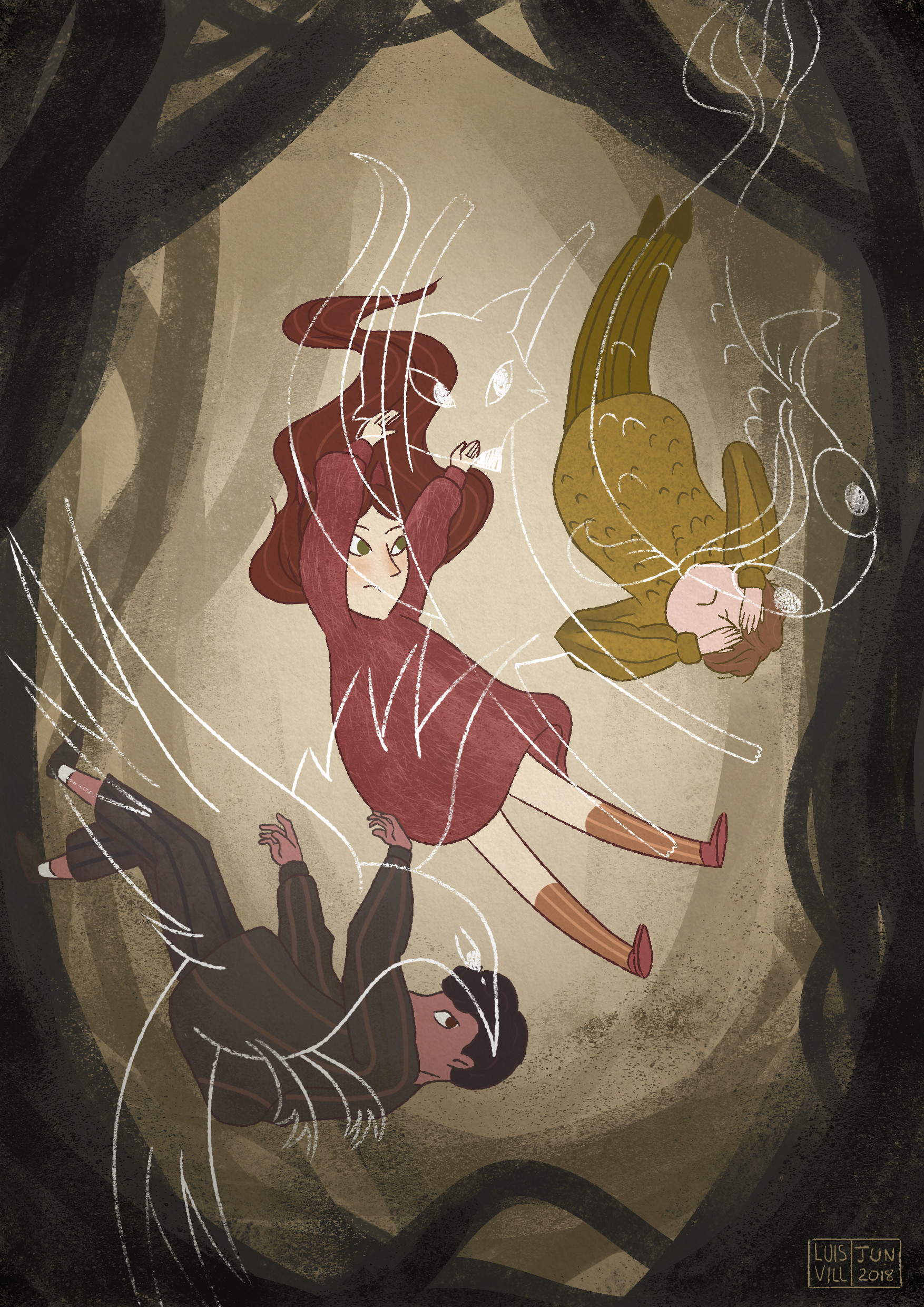 ArtStation - Somos nosotros mismos al caer.