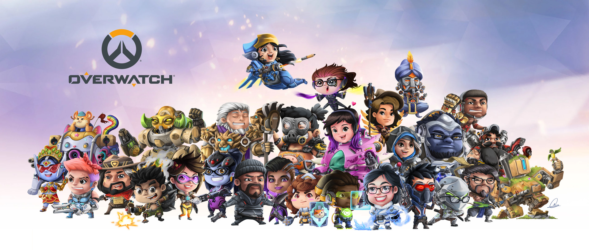 ArtStation - sticker commisions from overwatch