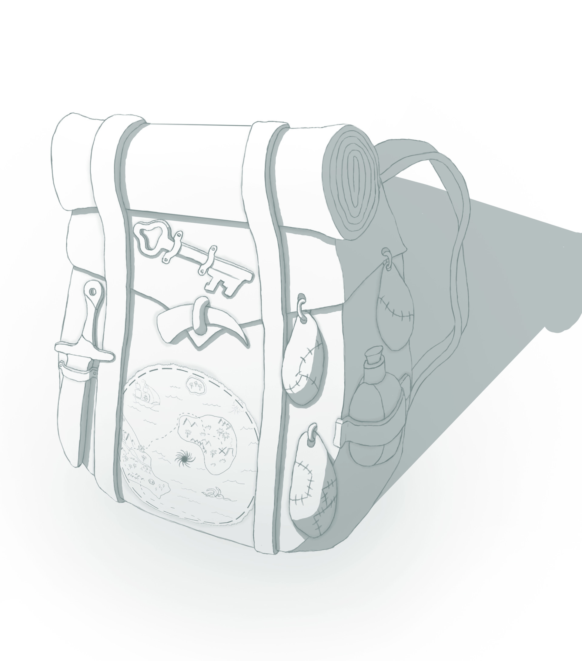 ArtStation - backpack for adventure