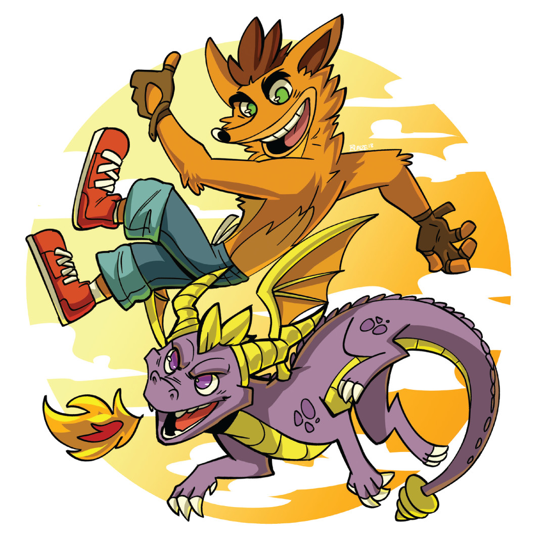 ArtStation - Crash & Spyro