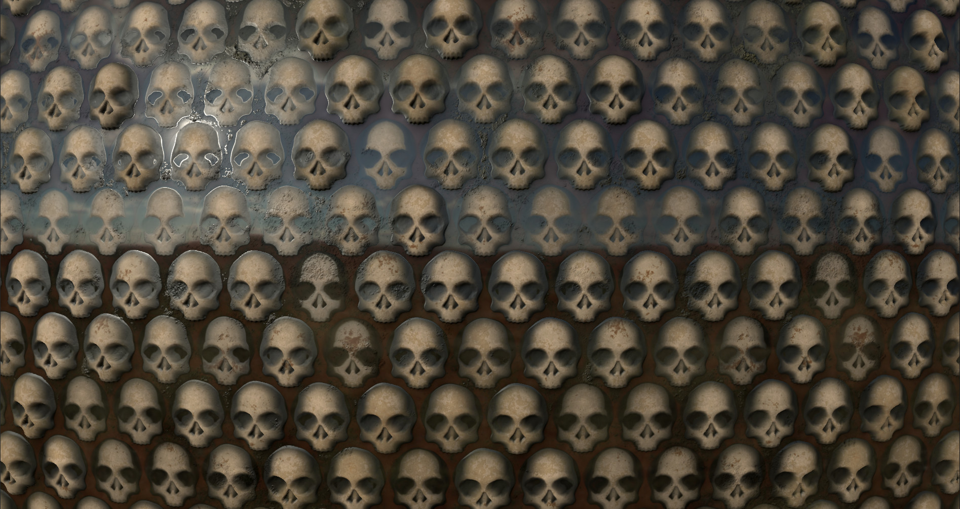 Jacob McKee-Wright - Flooded Catacomb Skull Floor