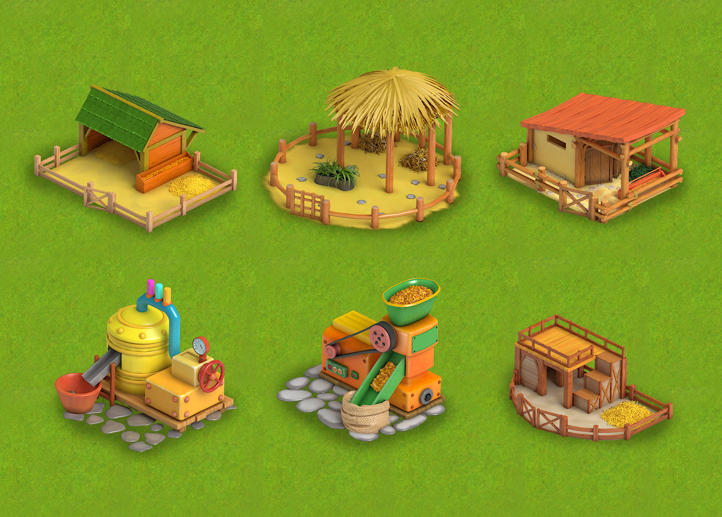 ArtStation - buildings for the game