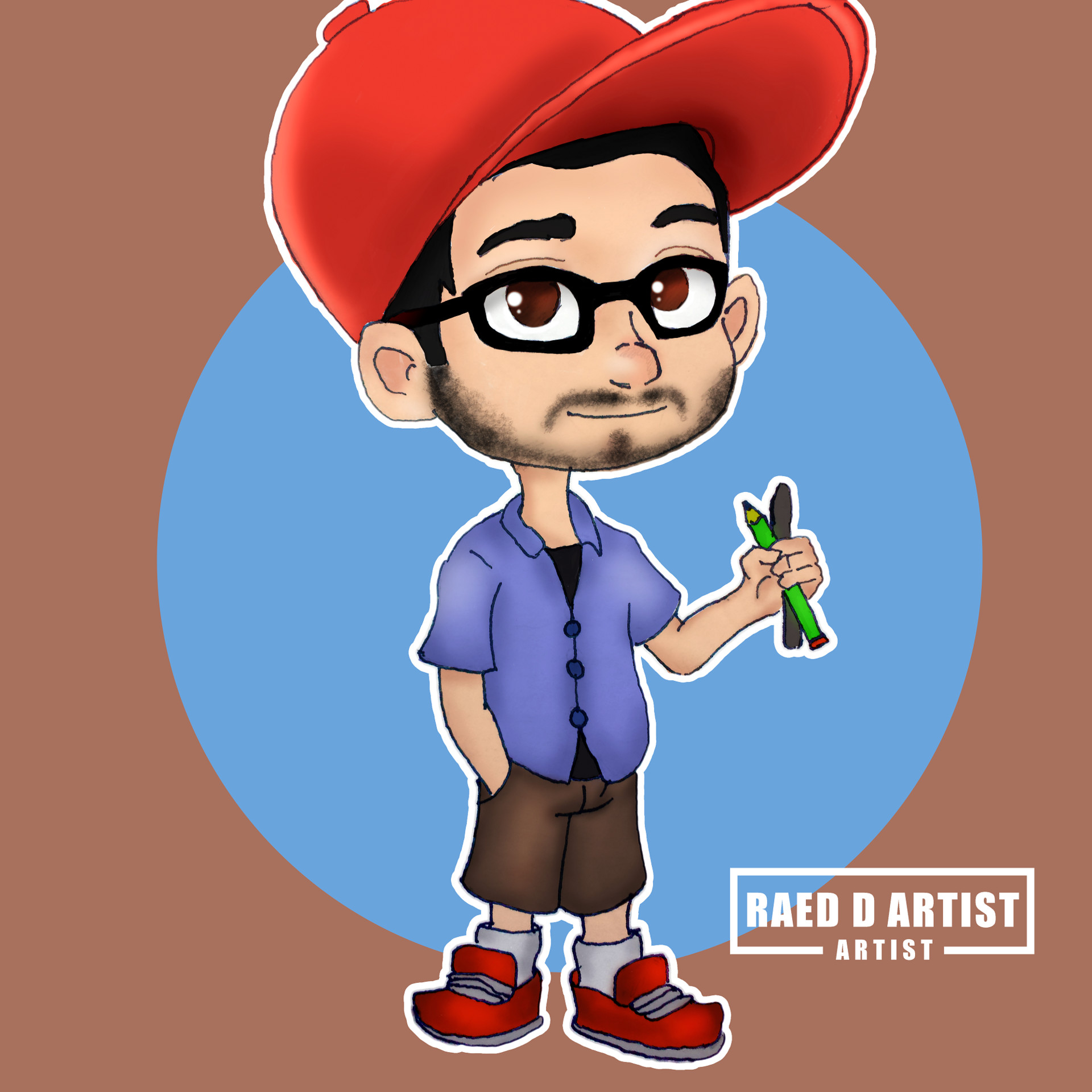 ArtStation - Drawing my first own avatar