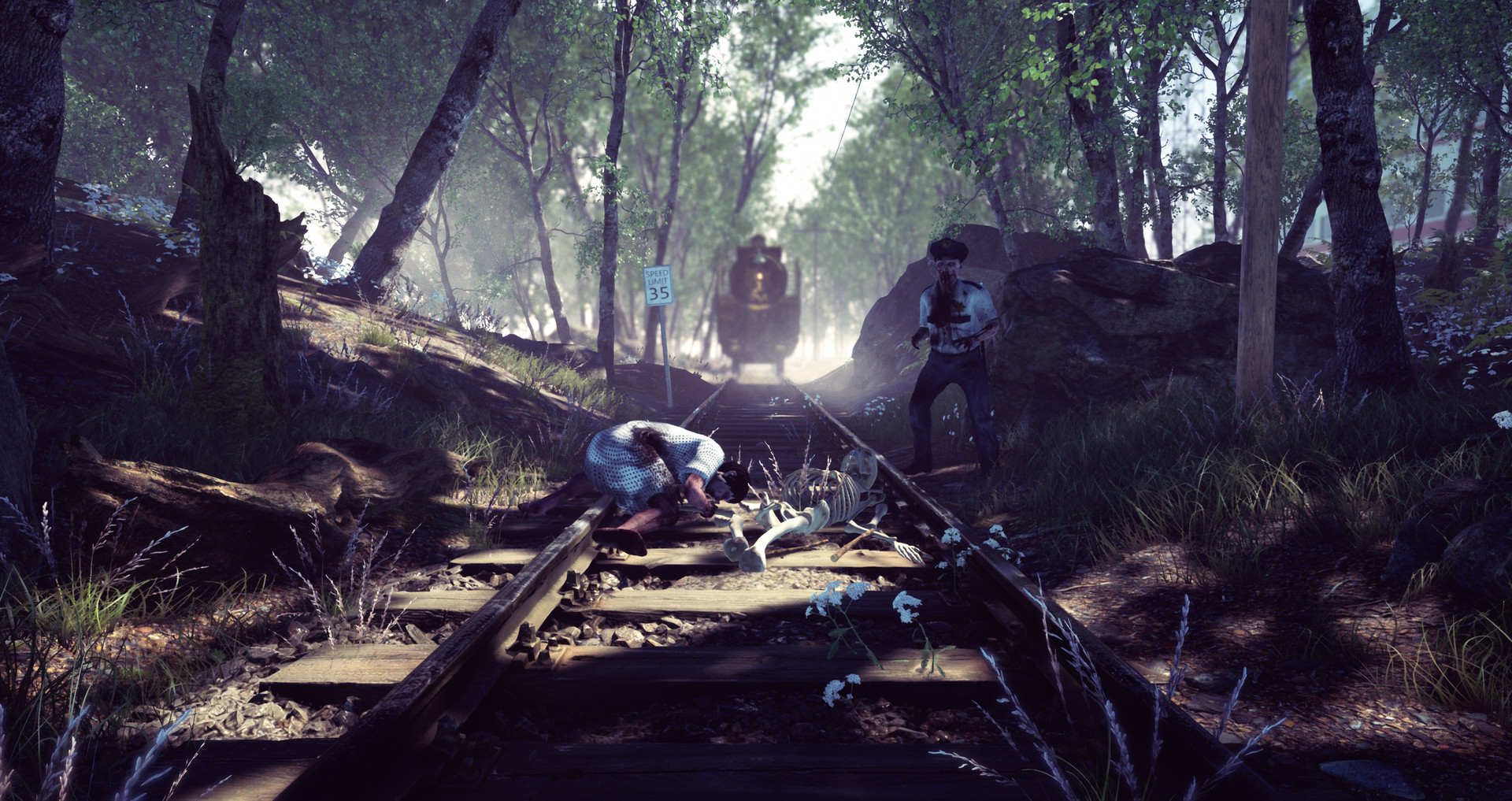 ArtStation - Railroad Zombies