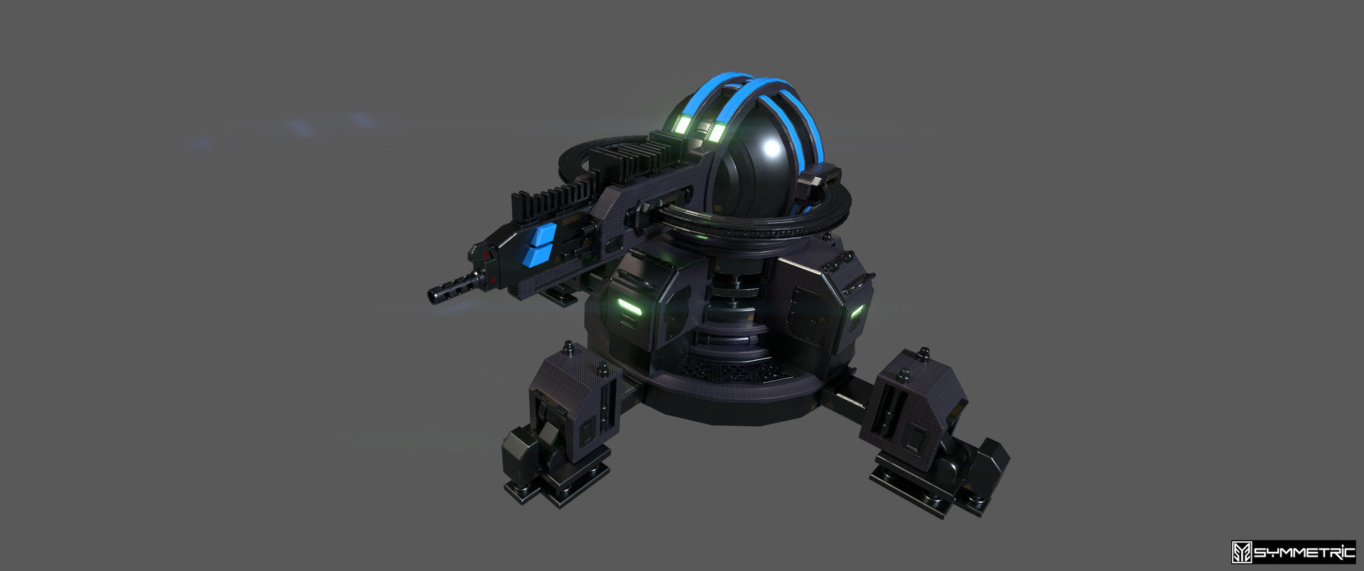 ArtStation - Outpost Zero: Turret Gun