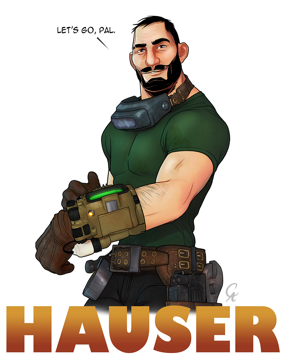 Cameron August - Fallout Character Portrait Series