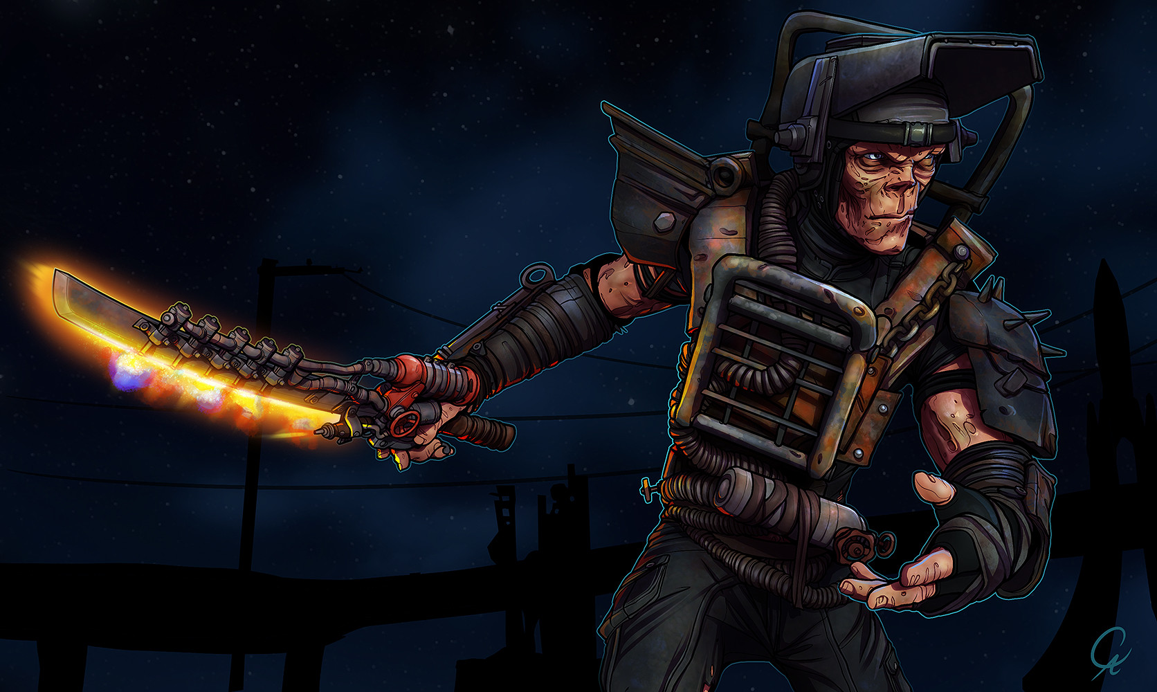 Cameron August - Fallout Illustrations