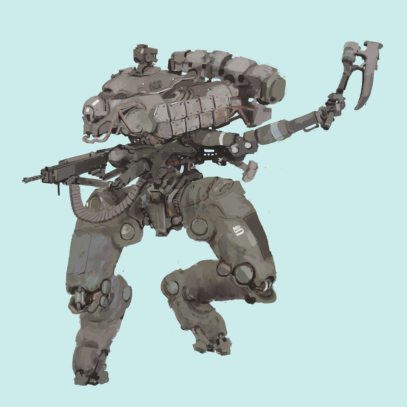 ArtStation - Battle Giant Steel Toad