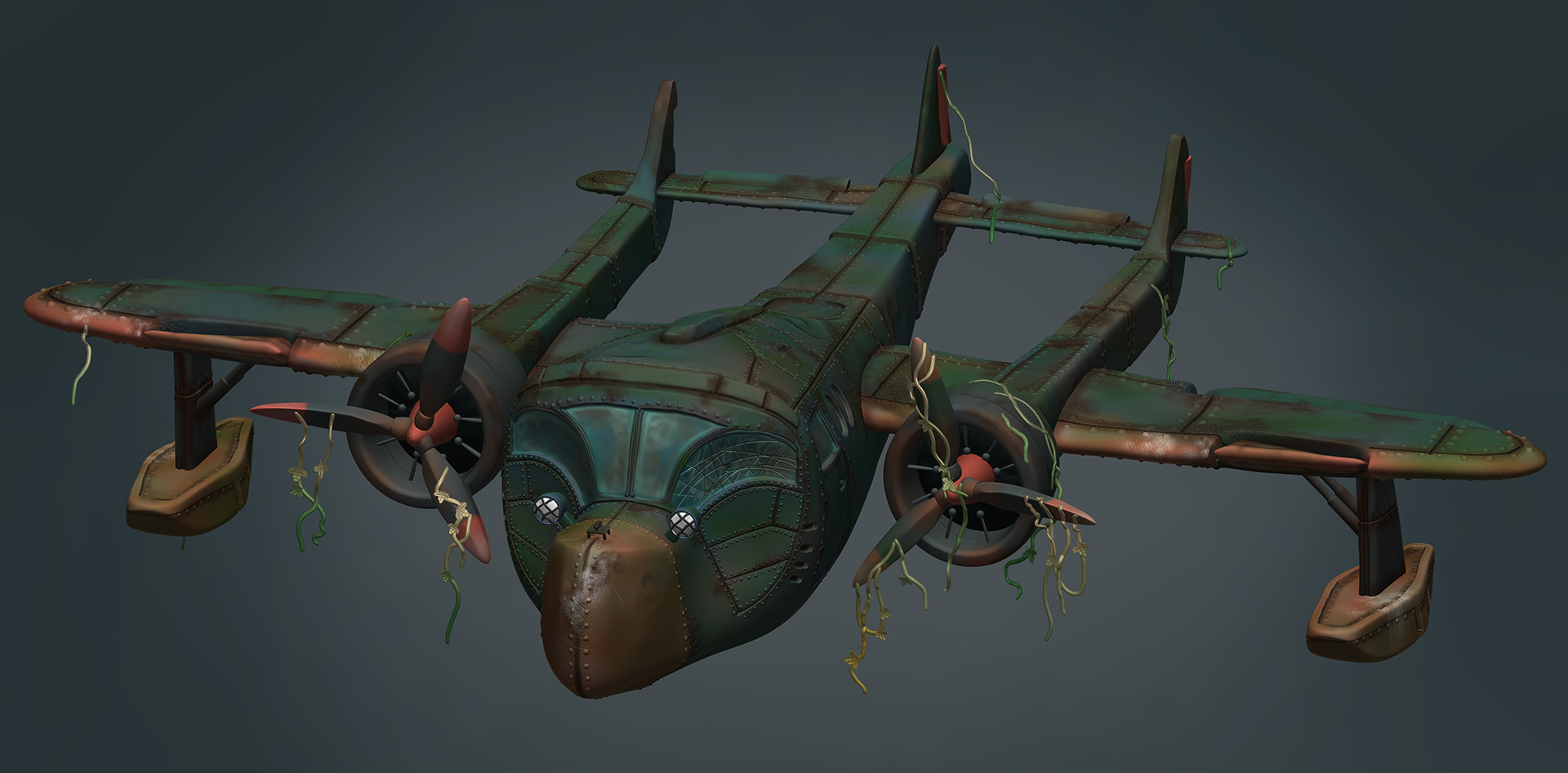 ArtStation - Plane Conceptual Model