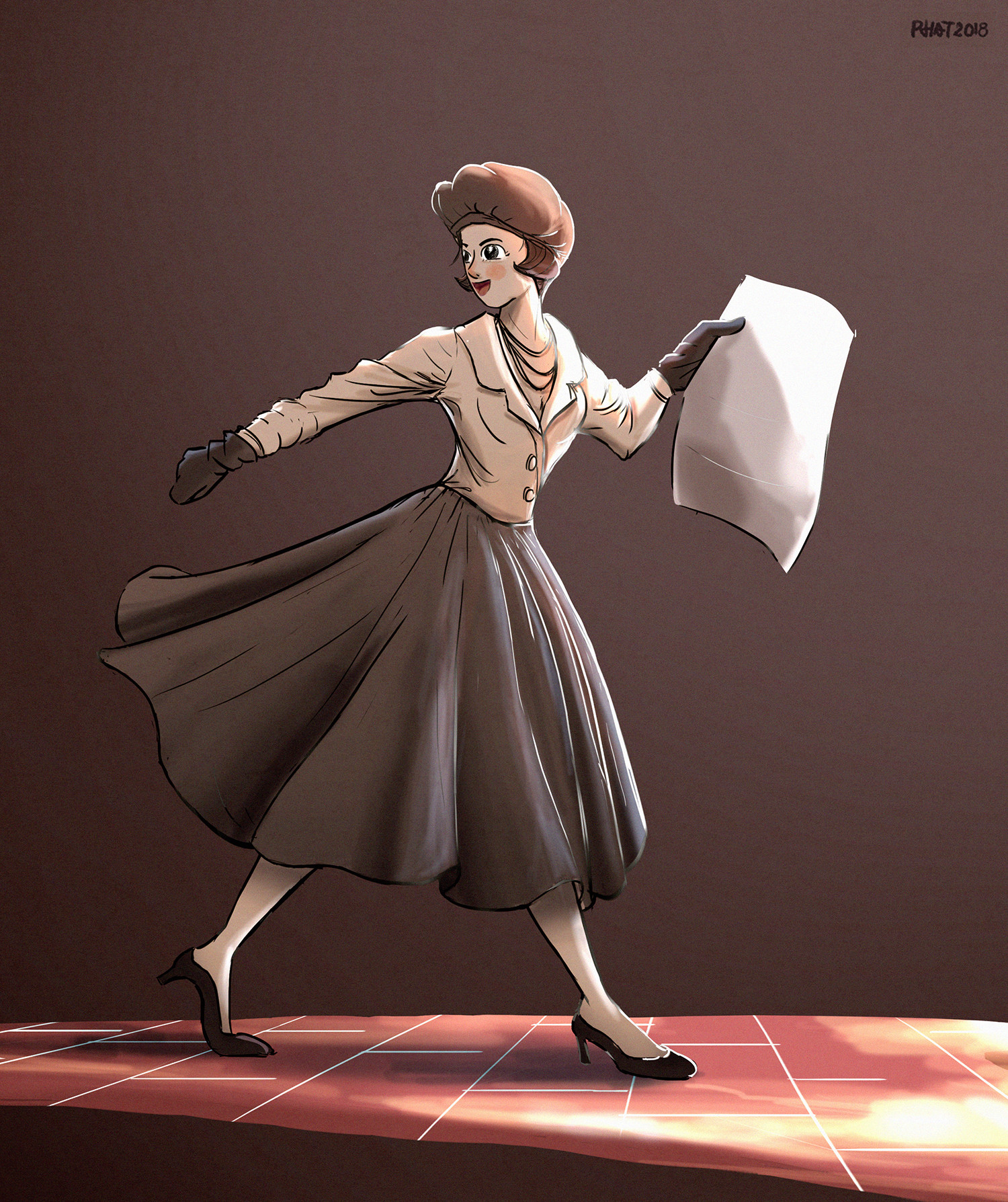 ArtStation - Retro clothing illustration