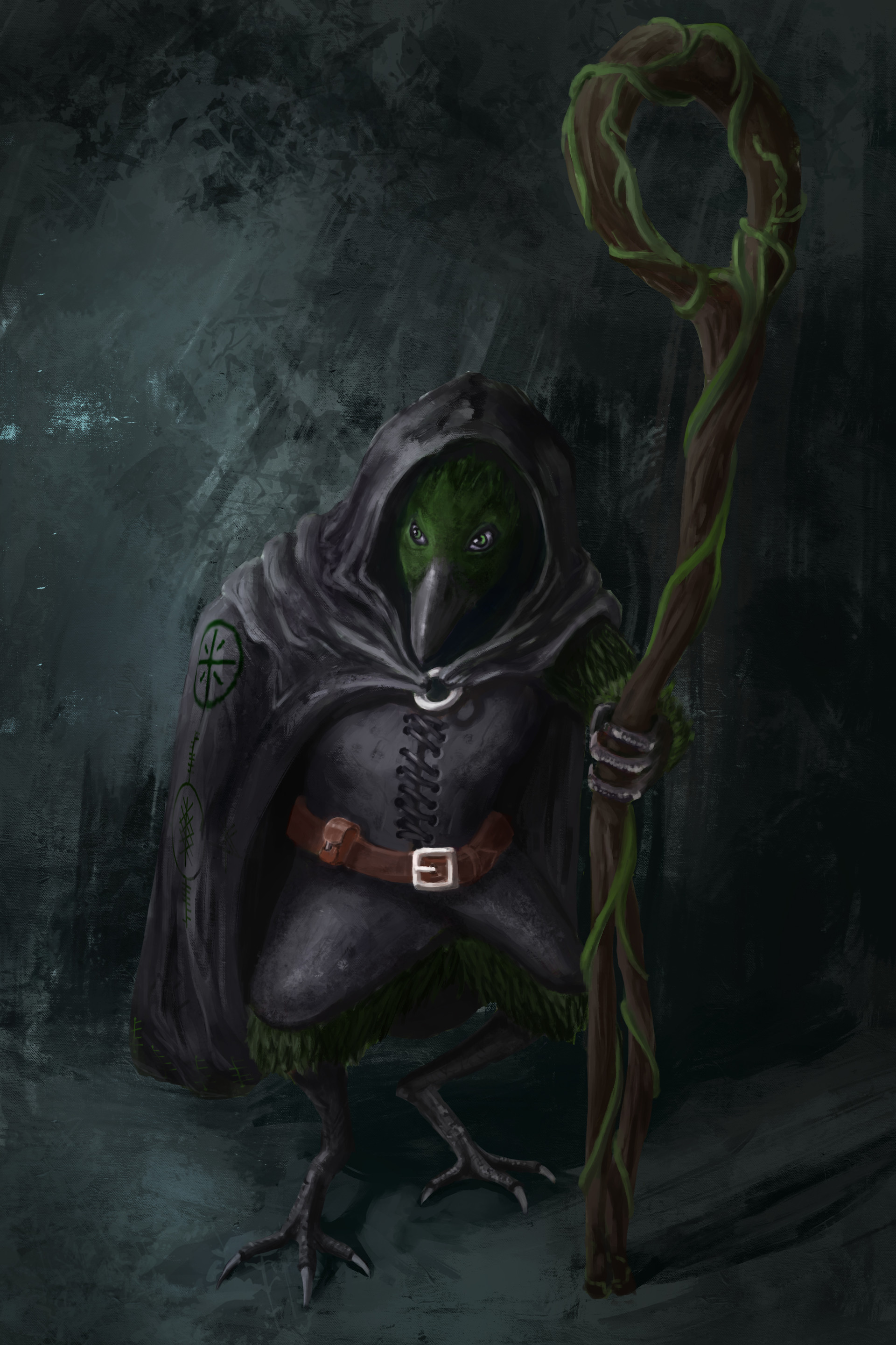 ArtStation - Kenku druid