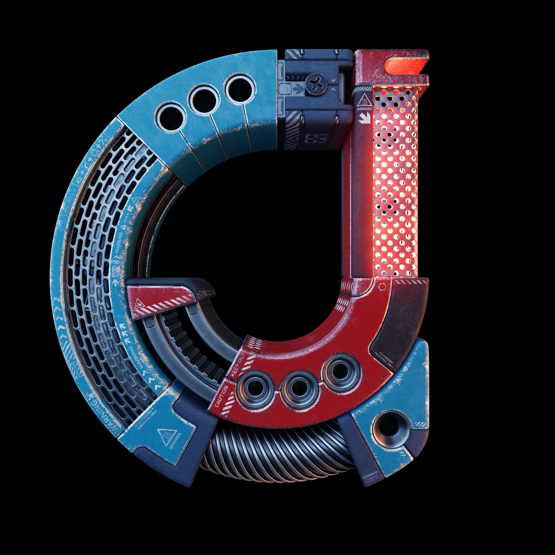 ArtStation - Jayde Callejas - HardSurface Logo