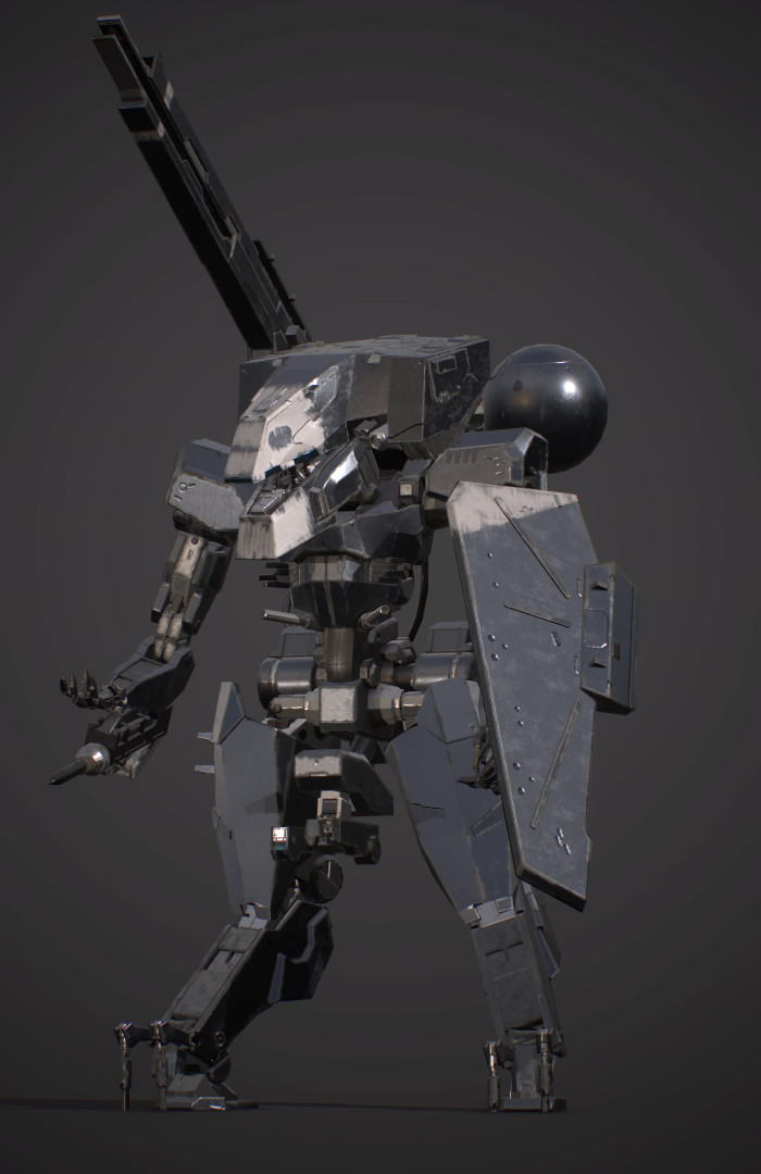 Edward Koh - MGSV Metal Gear Sahelanthropus 3d model