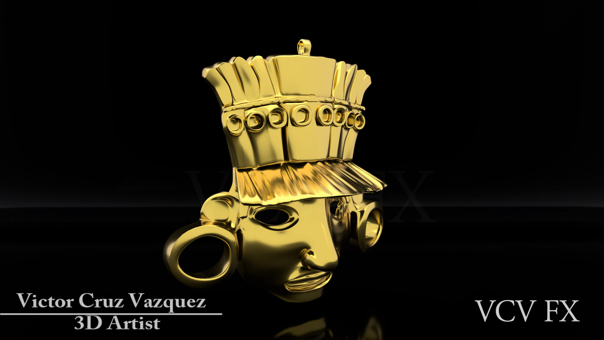 Victor Cruz Vazquez - Xipe Totect 3D Model FanArt Sample