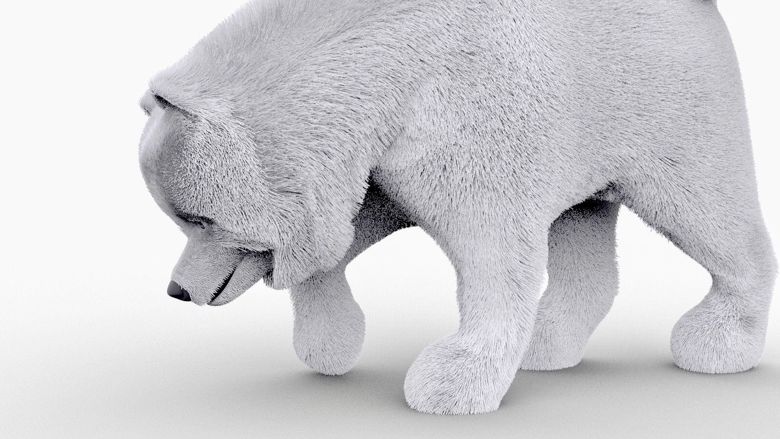 ArtStation - 3d Modeled Dog with xGen Fur