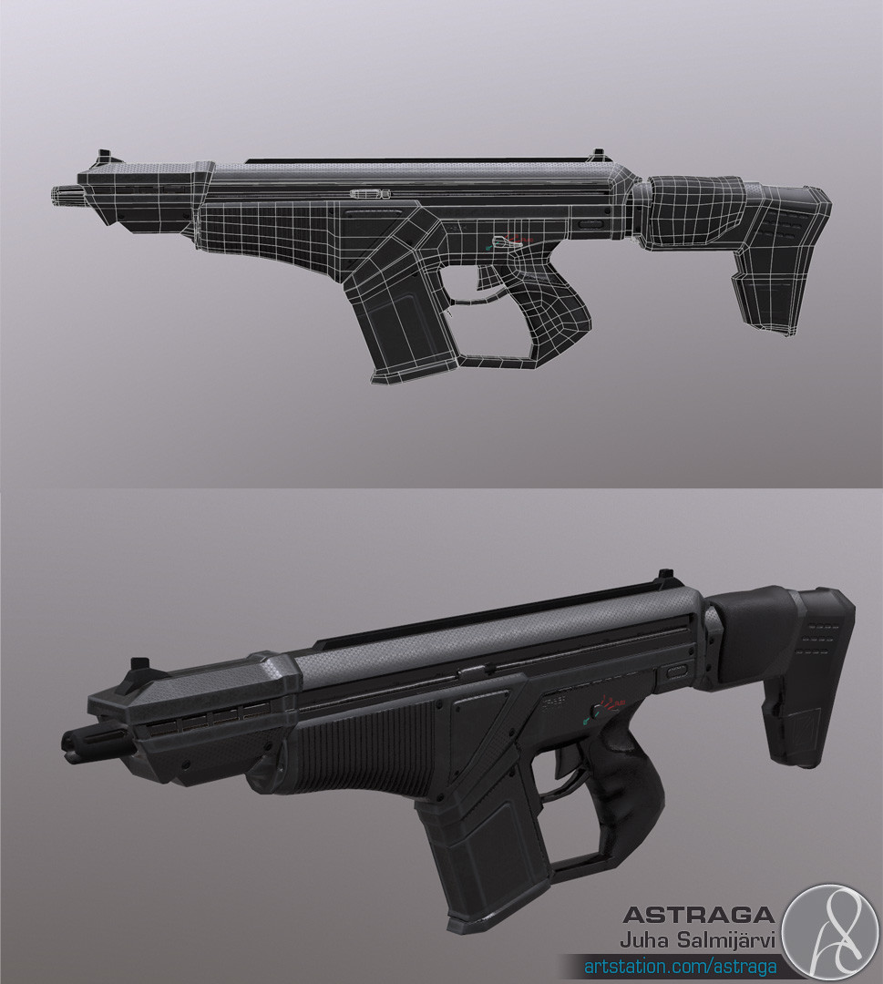 ArtStation - CF-32A Assault Rifle