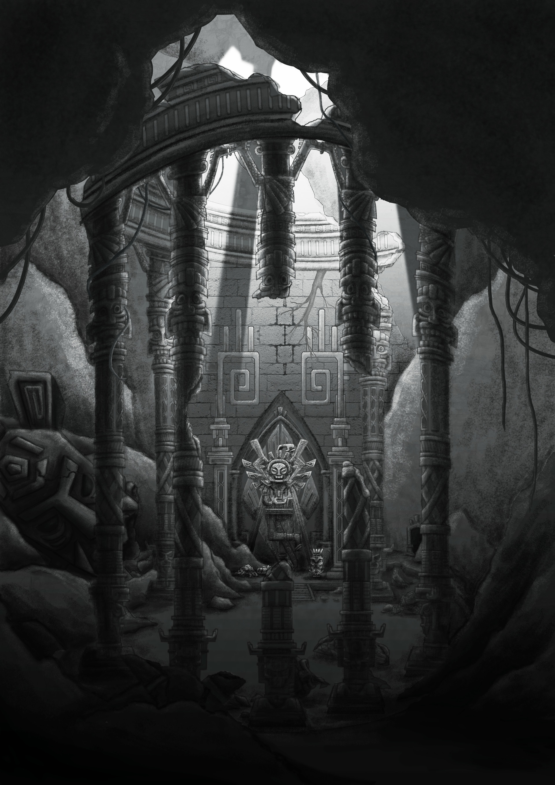 ArtStation - The Abandoned Temple