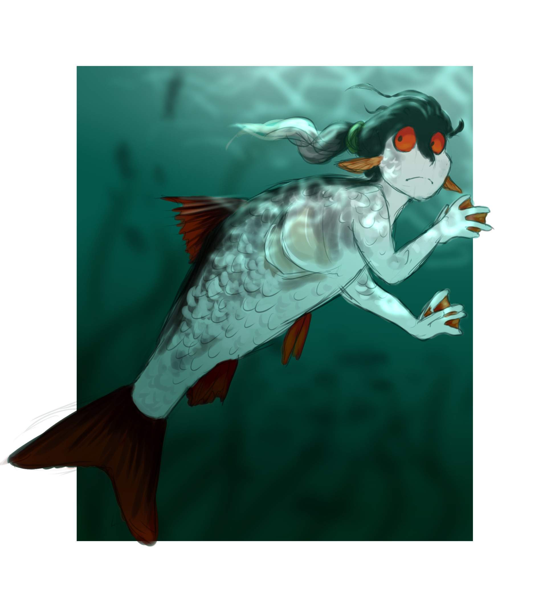 ArtStation - Freshwater merfolk