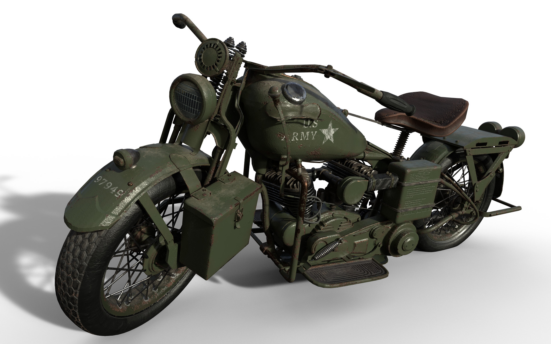 Darian Smith - Harley Davidson WLA WW2 1943