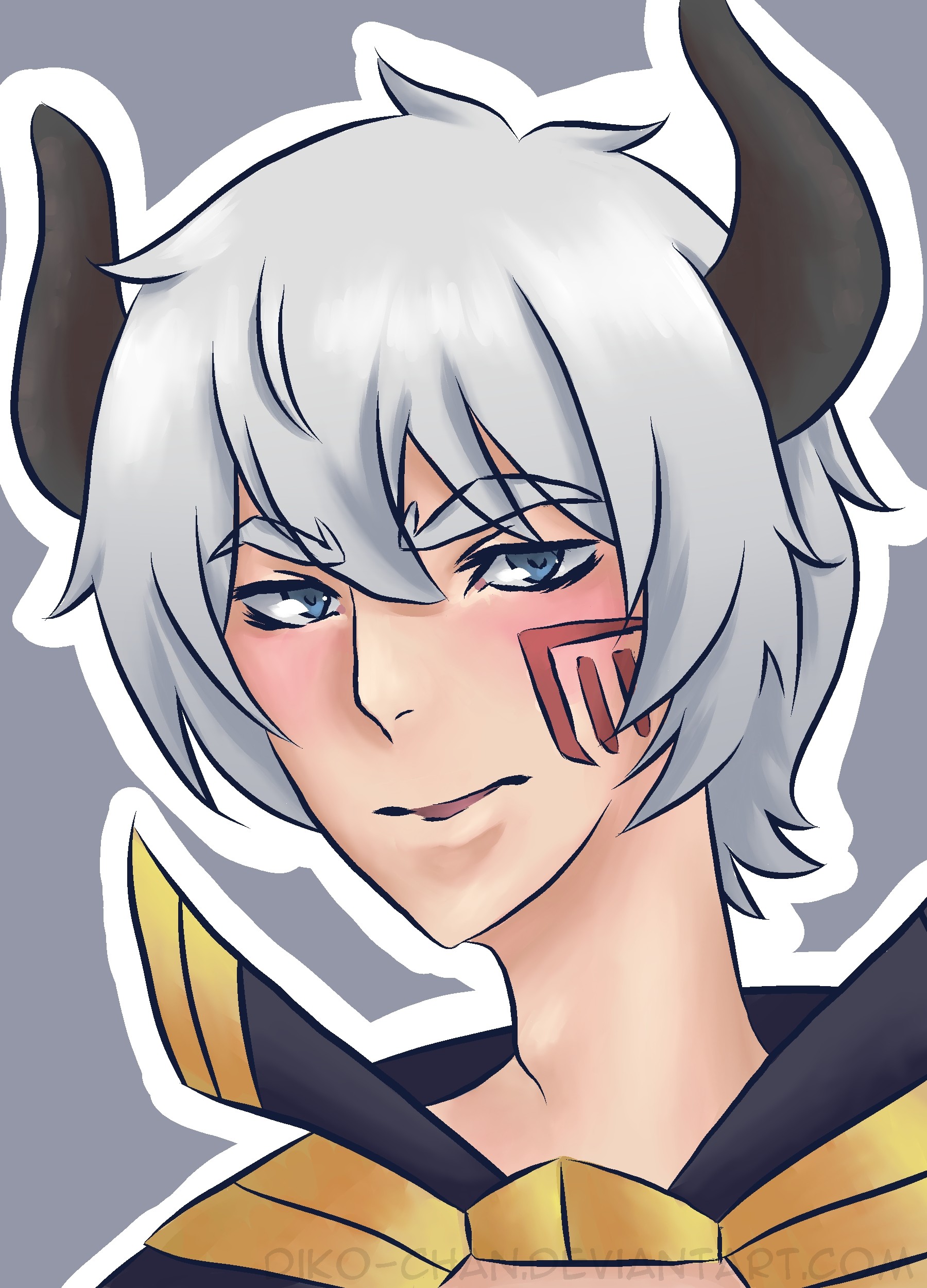 how to draw diablo from how not to summon a demon lord