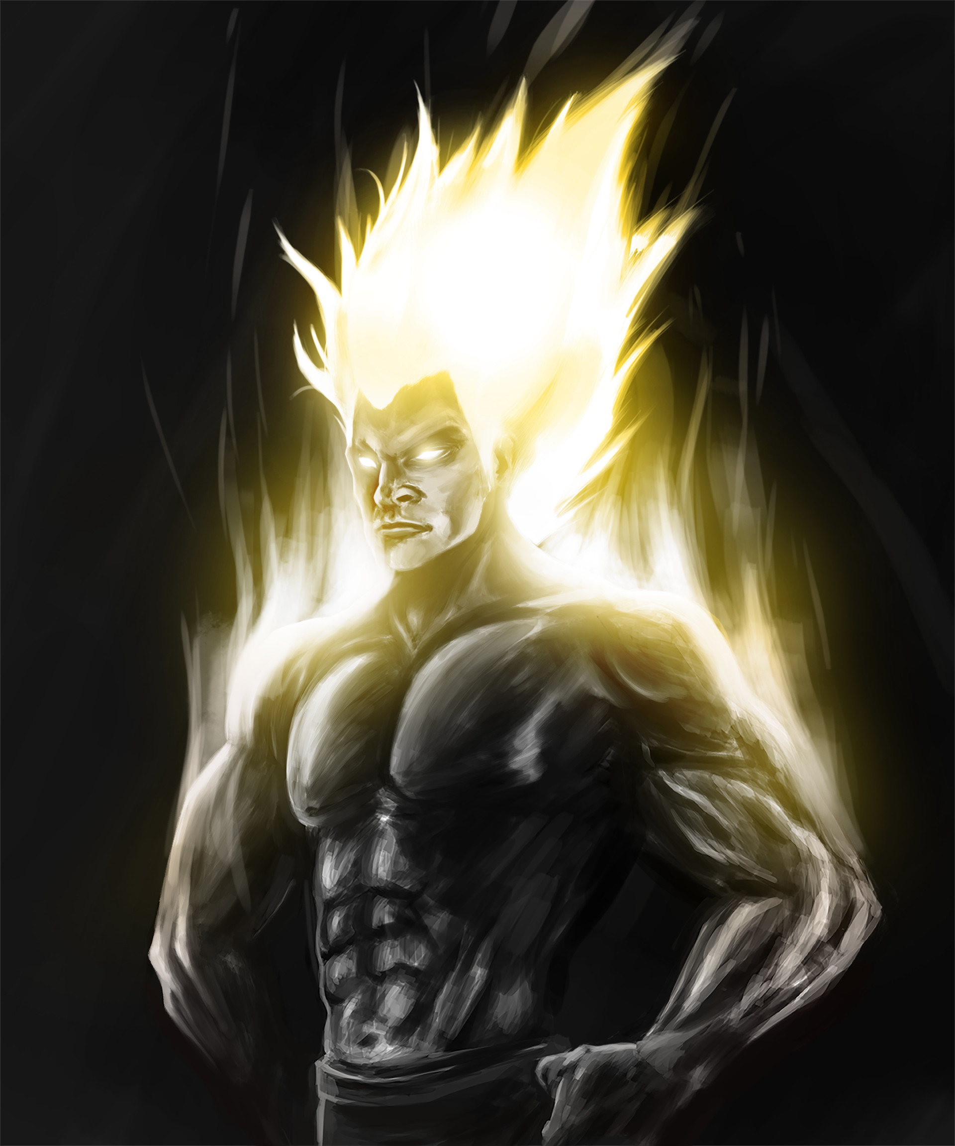 ArtStation - Energy Aura - Dragonball (Goku) Inspired