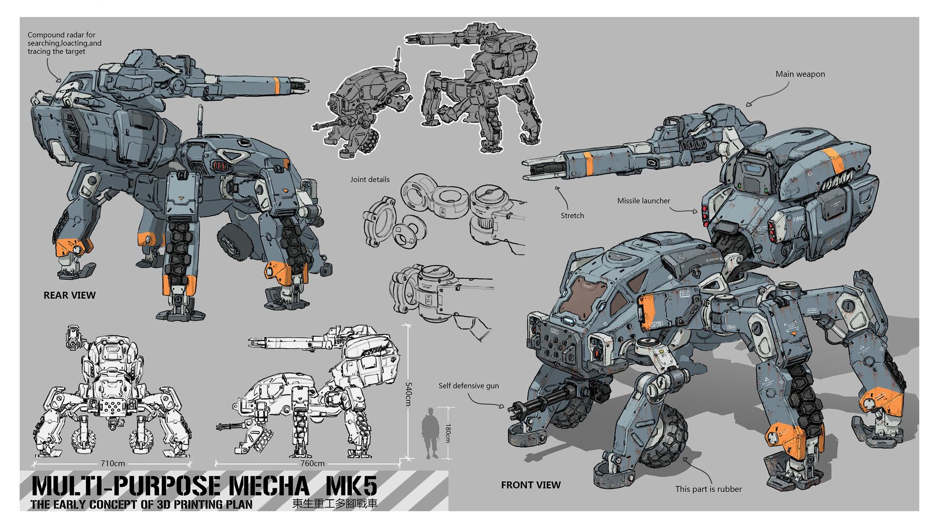 ArtStation - Multi-Purpose Mecha MK5