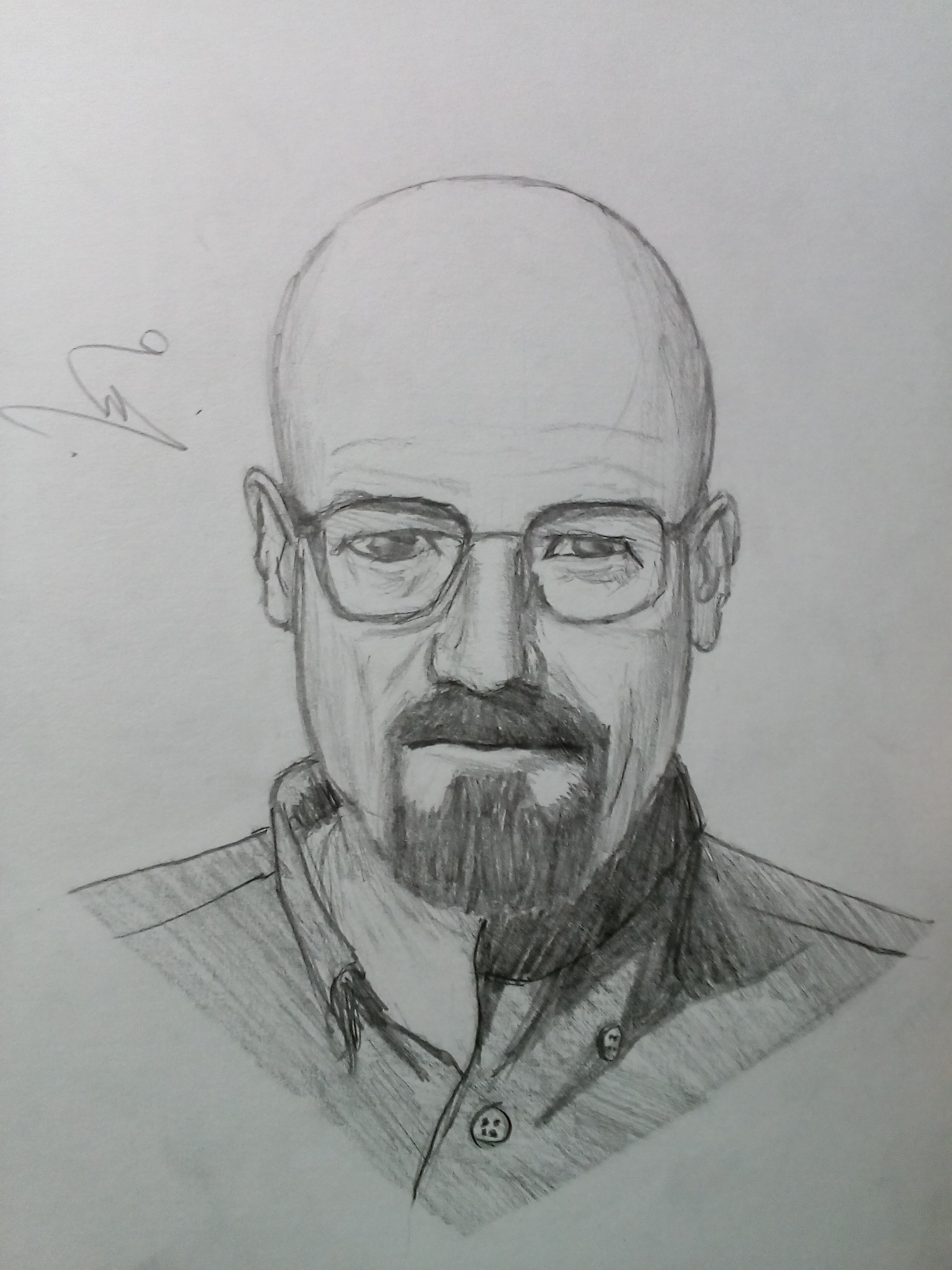 ArtStation - Walter White portrait