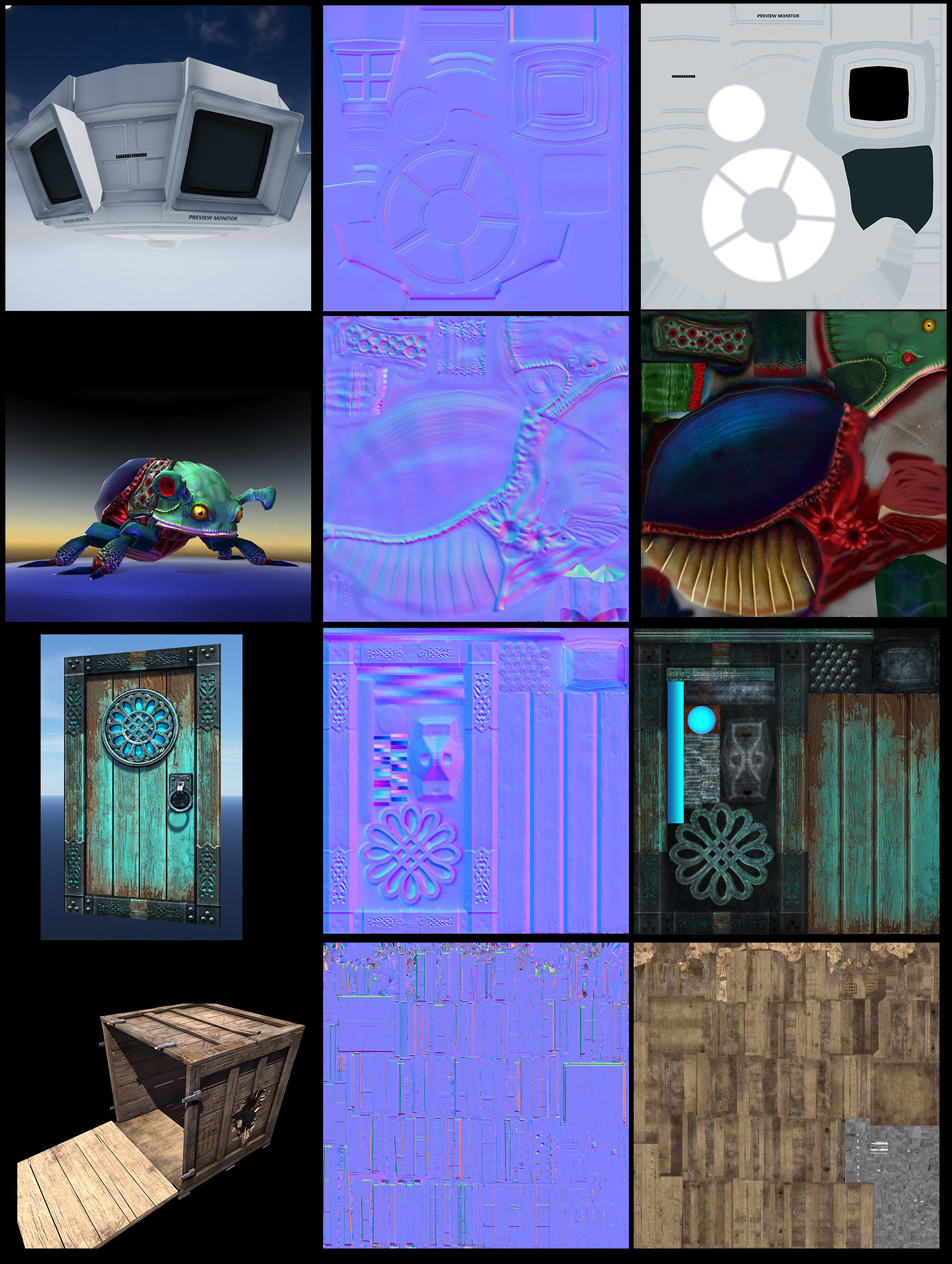 ArtStation - Hand Painted Textures