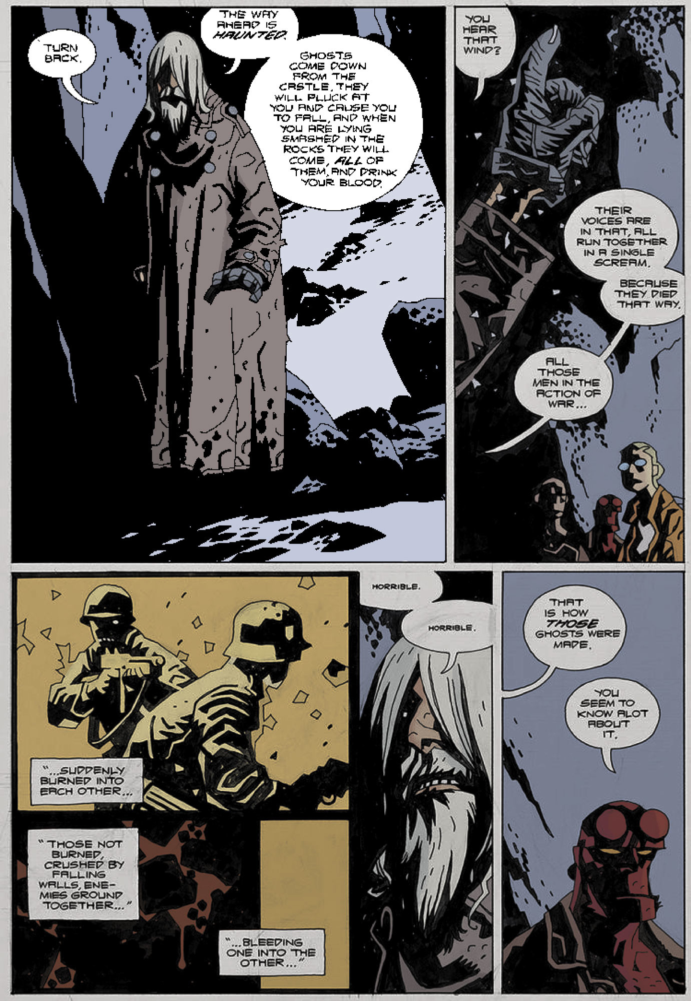 ArtStation - Hellboy Conqueror Worm sample page