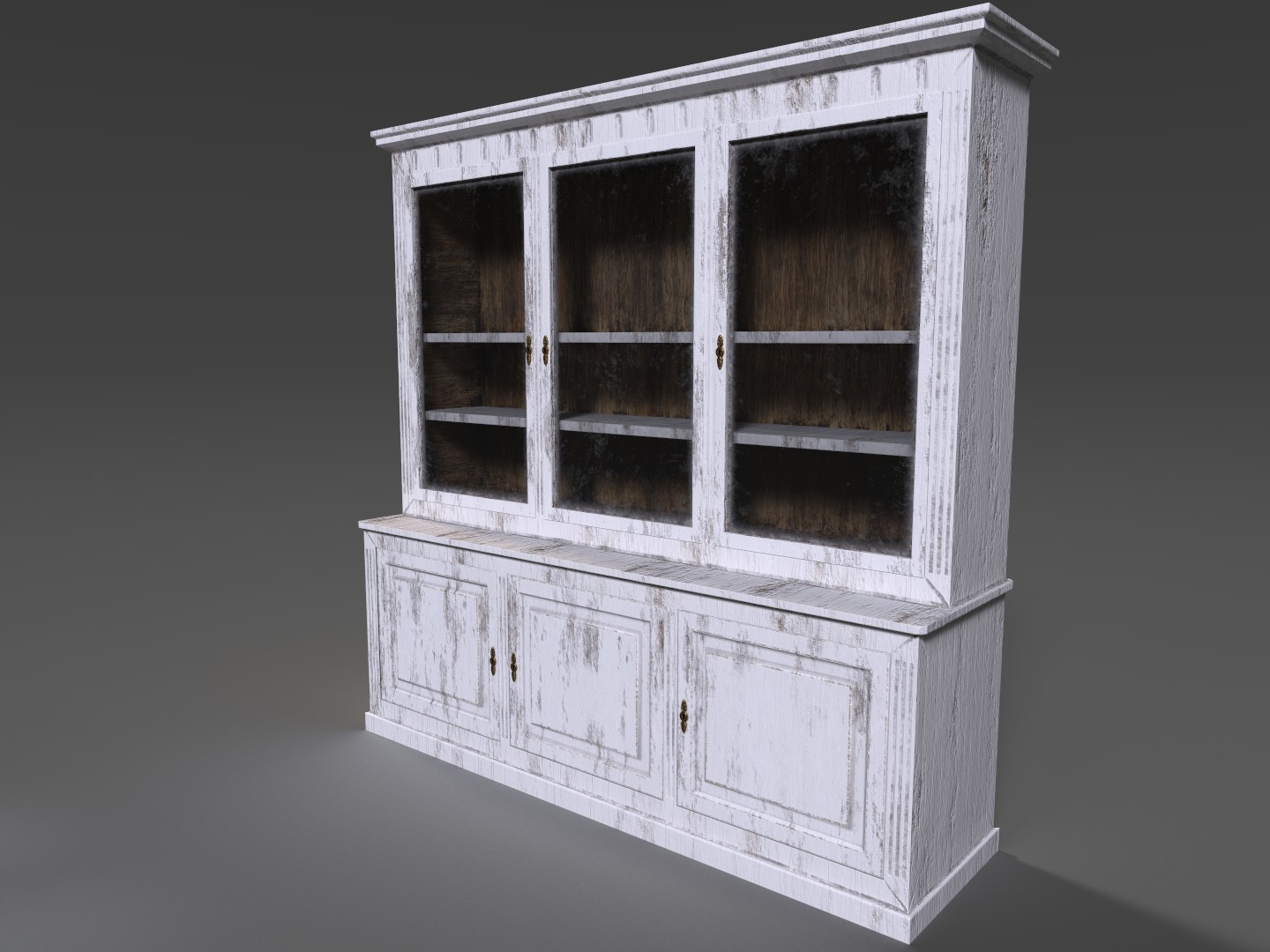ArtStation - Neoclassical Cabinet Bookcase