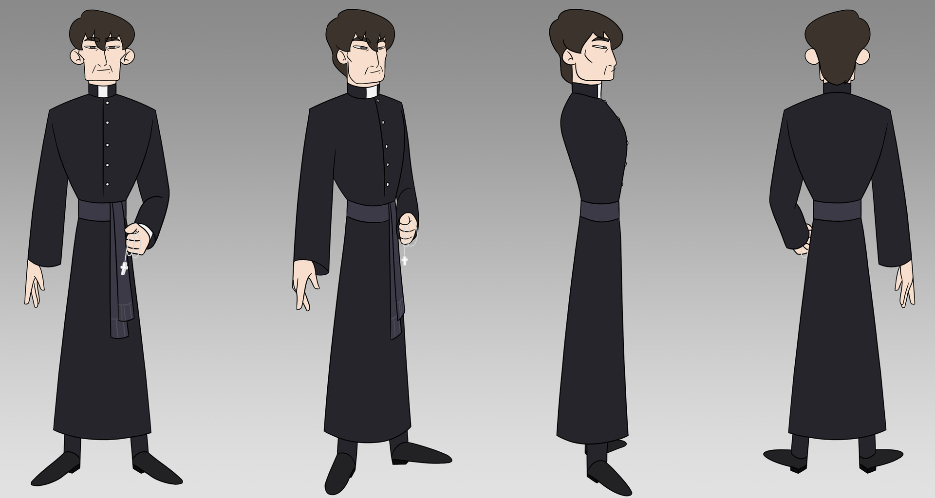 ArtStation - Character Design - Father [SIMPLE STYLE]