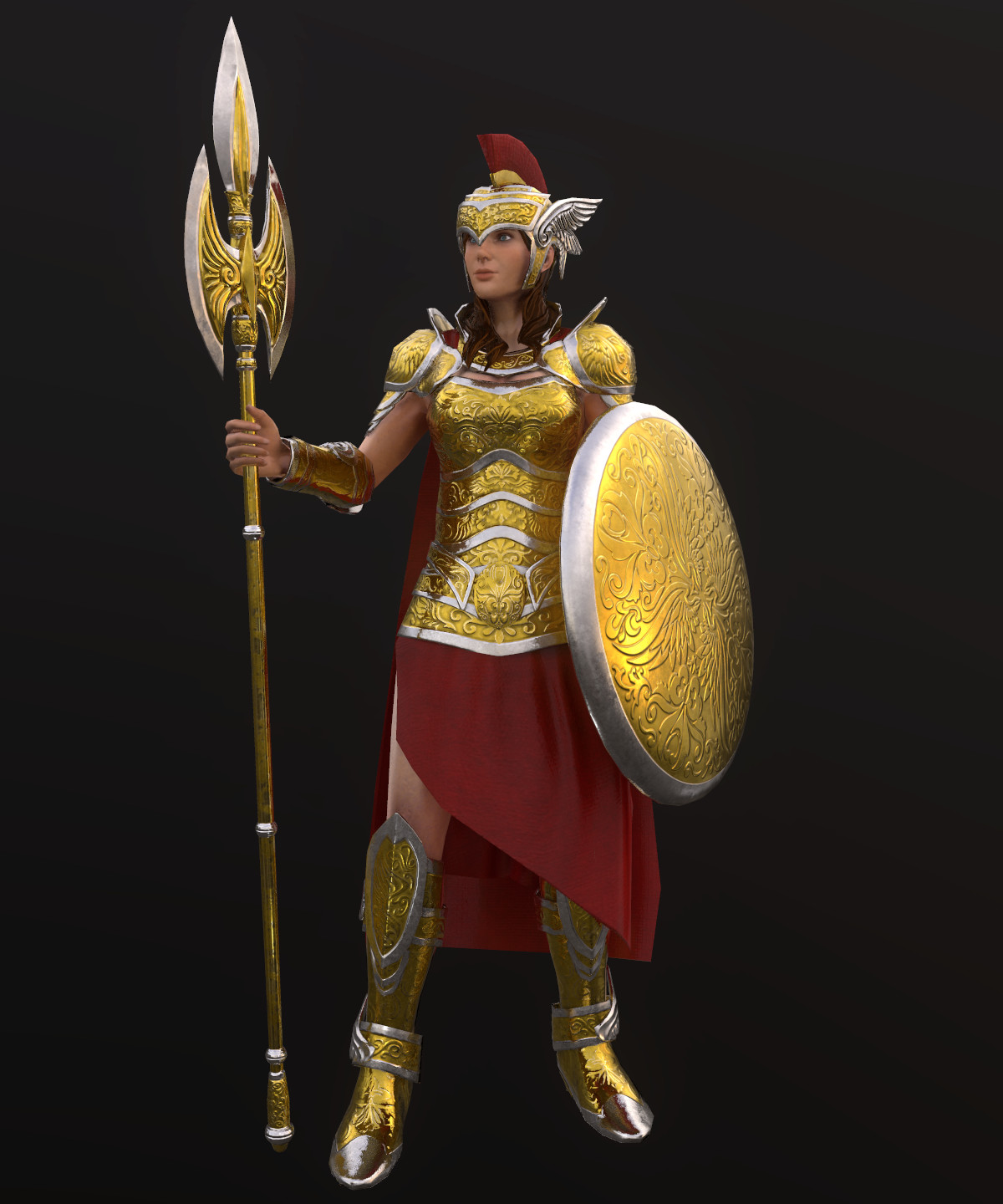 ArtStation - Nane - Goddess of War and Wisdom