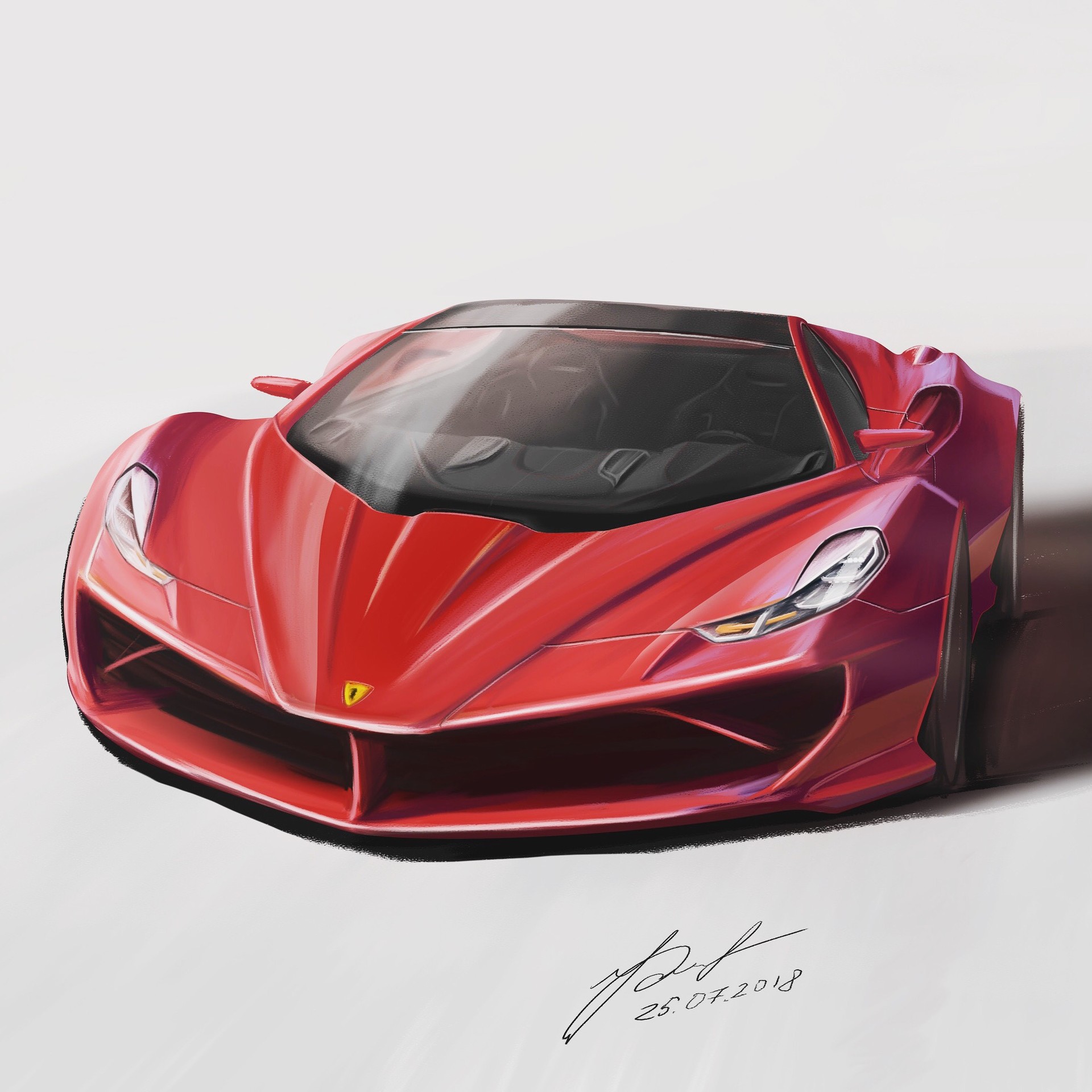 ArtStation - Ferrari concept