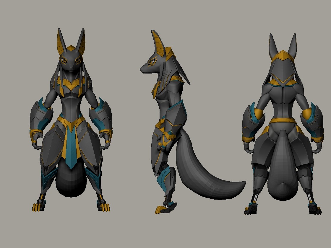 Herb SHIH - ANUBIS CYBORG (W.I.P)
