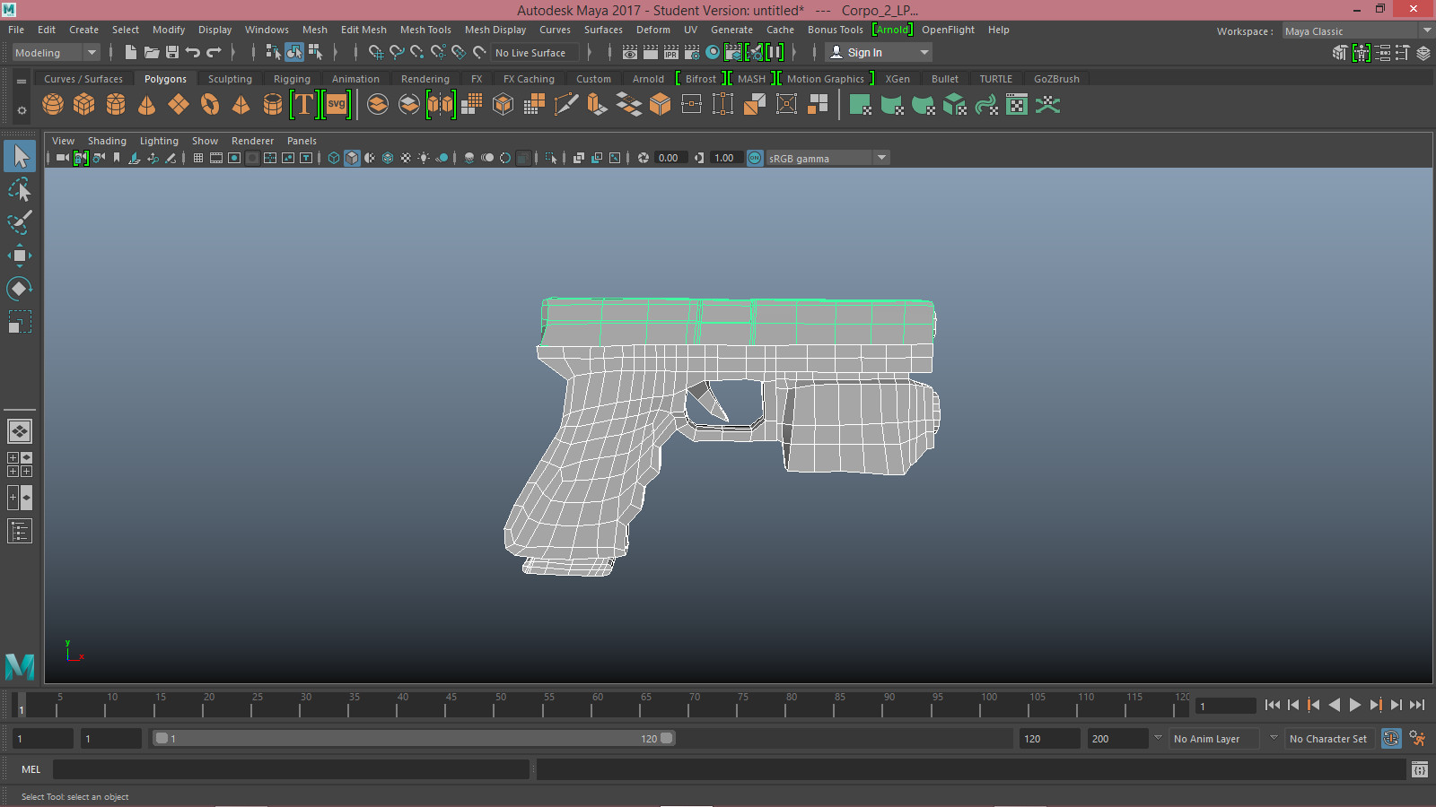 ArtStation - Glock for academy game project