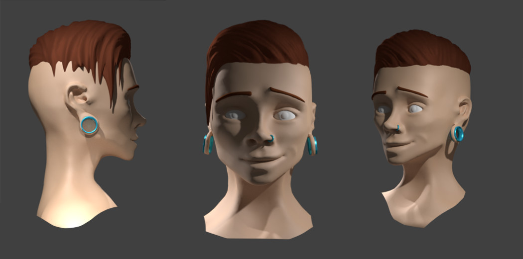 Andy Franchitto - Stylized Female Character Head