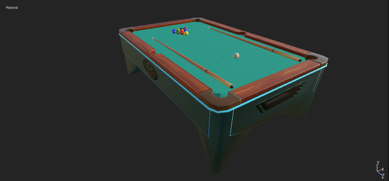 ArtStation - Pool table