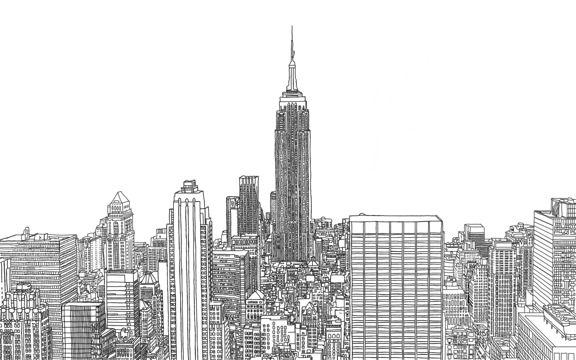 ArtStation - NYC Lines Drawings