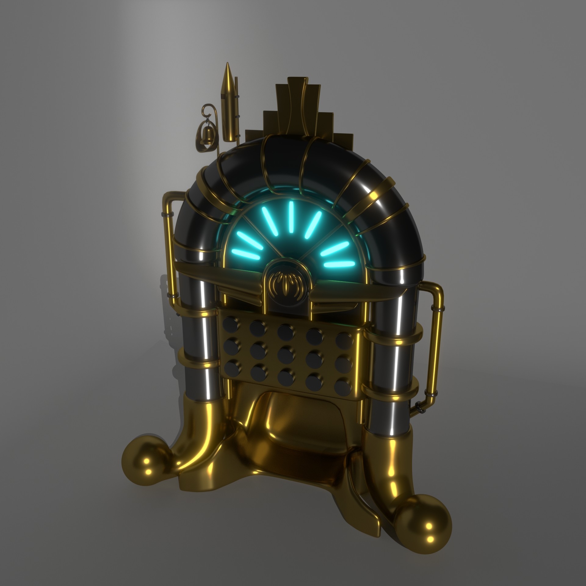 ArtStation - Steampunk Jukebox