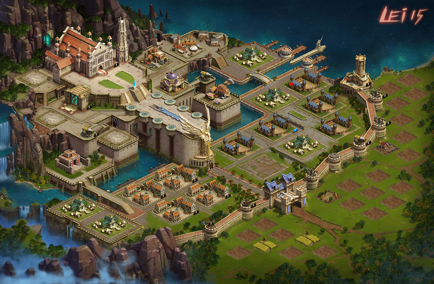 ArtStation - Game of Kings Conceptual design of scene