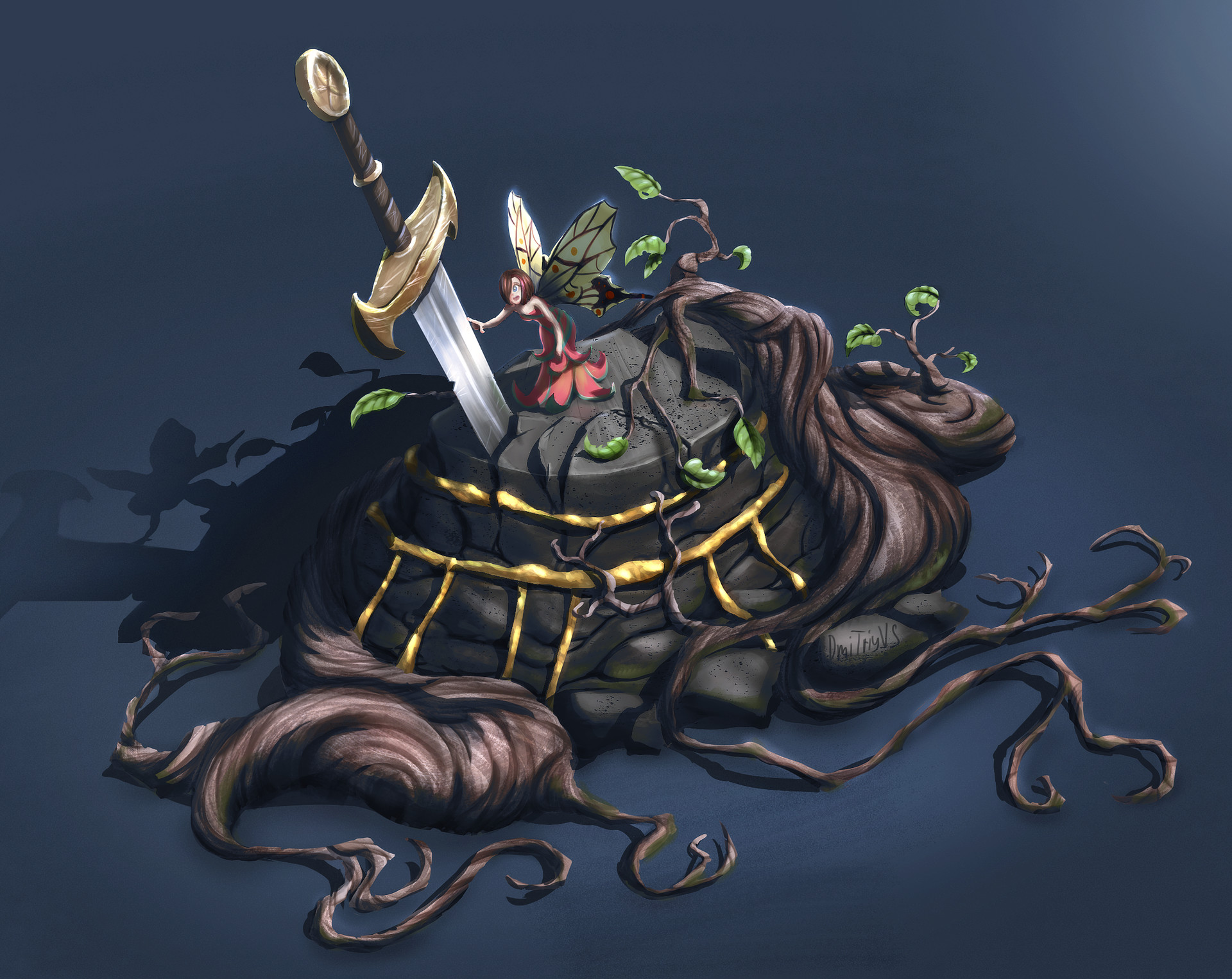 ArtStation - Sword in stone