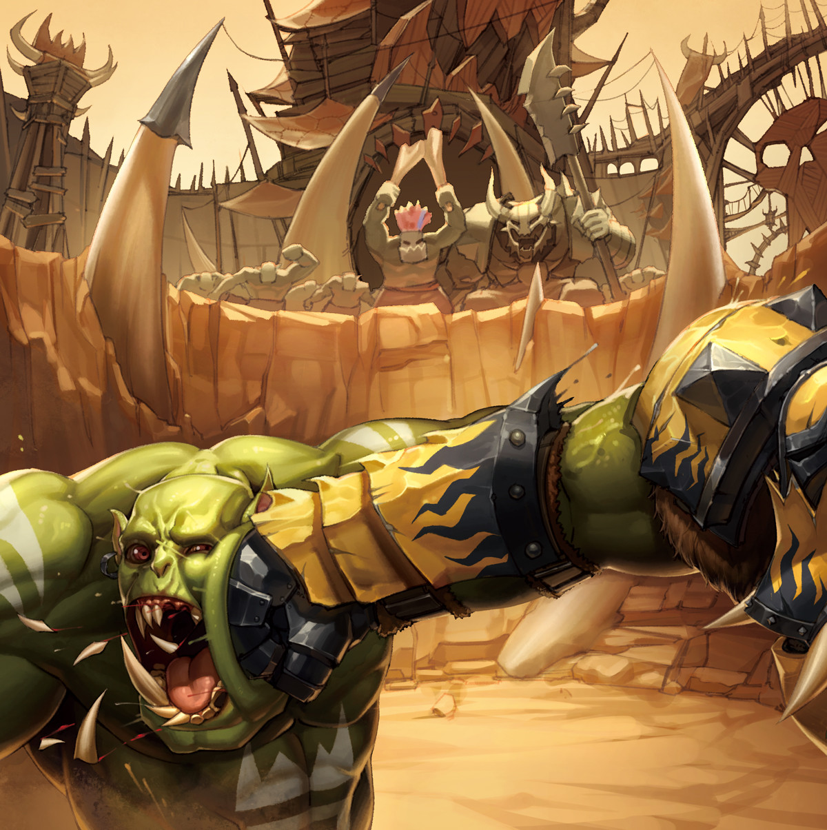 ArtStation - orc town