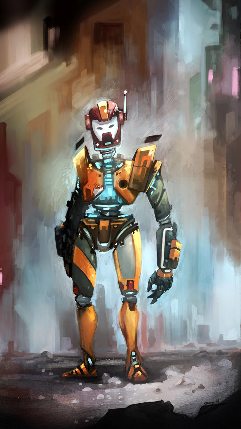 ArtStation - Posing Robot