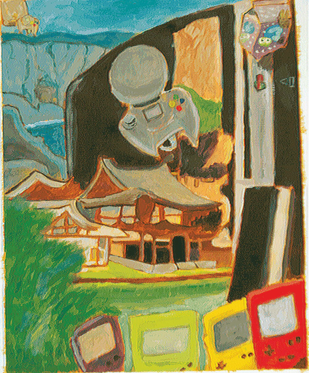 ArtStation - Personal Interest Collage Painting