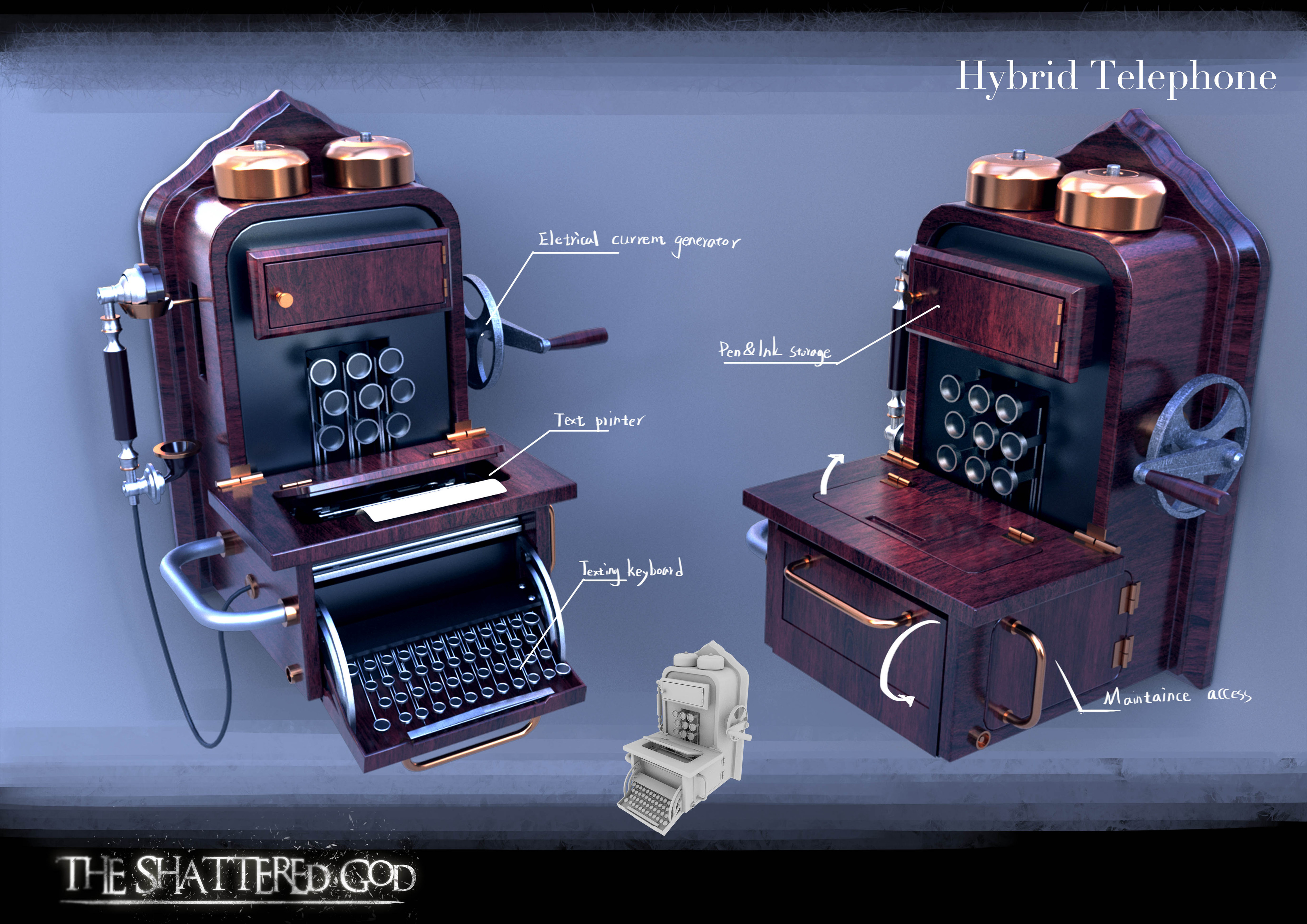 Hseih Heng Yi - Steampunk Office Props Design